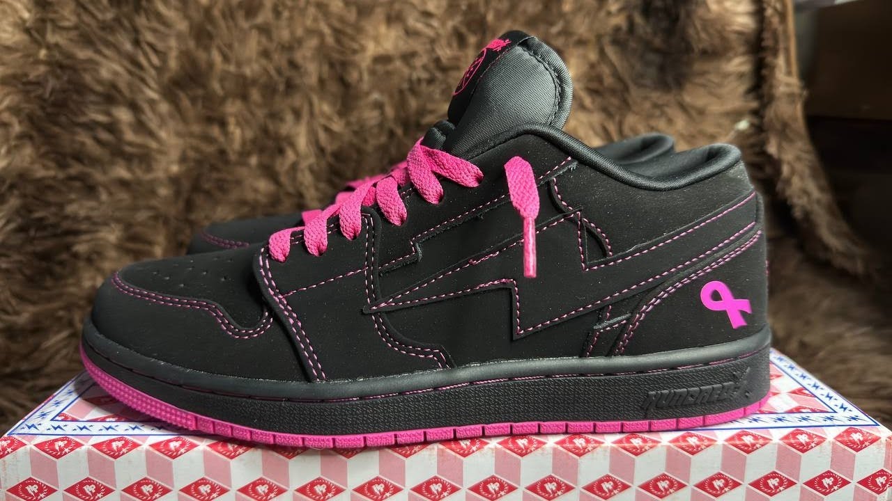 The Hundred Percent: "MAMAJHEM" Cancer Awareness Shoes UNBOXING - YouTube