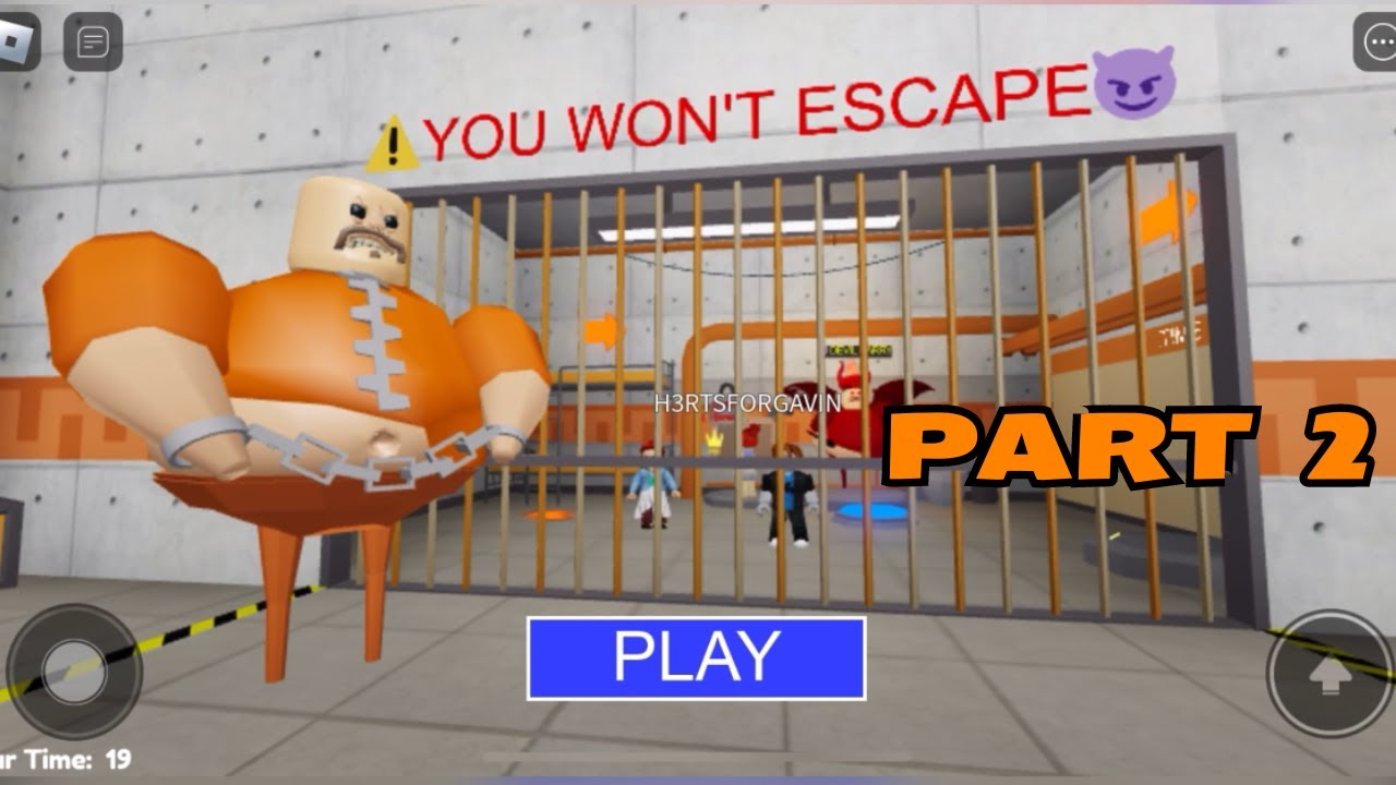 Barry Prisoner's Prison RUN OBBY ROBLOX!!!!! (Part 2) - YouTube