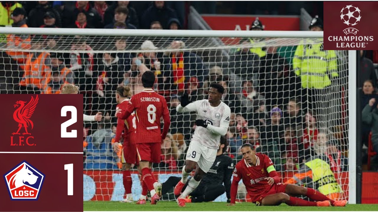 Liverpool vs LOSC Lille 2-1 | All Goals & Highlights | Champions League ...