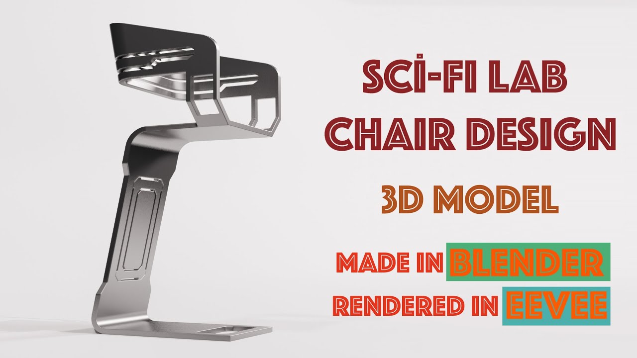 Sci-fi Lab Chair 3D Model - YouTube