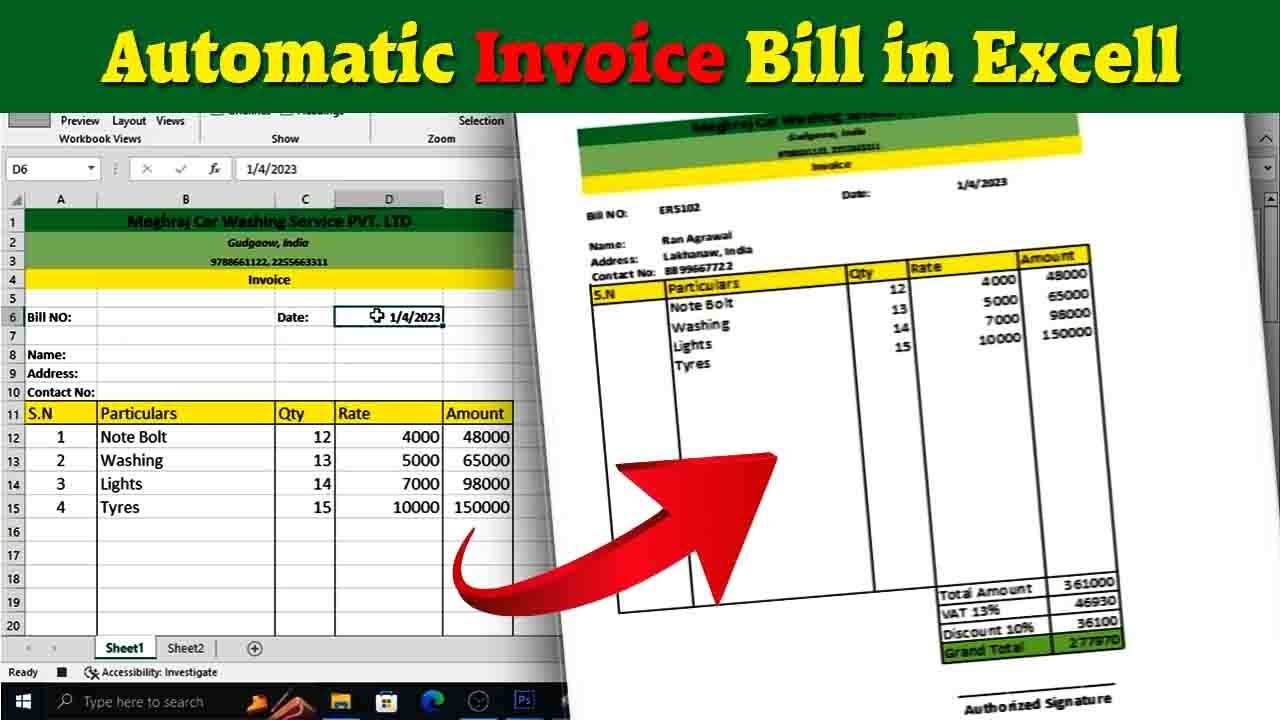 How To Create Automatic Invoice Bill In Excel YouTube how-to-create-automatic-invoice-bill-in-excel-youtube