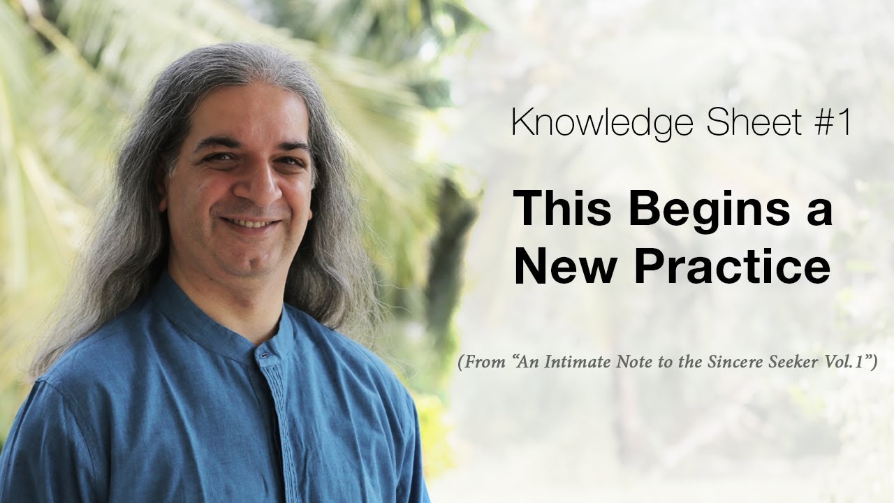 Knowledge Sheet 1 : This Begins a New Practice - YouTube