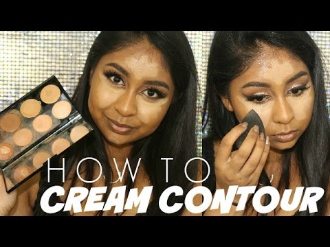 How to Cream Contour! Quick & Easy | Anoushka - YouTube