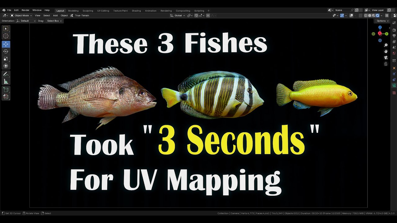Auto UV projection blender Addon - YouTube