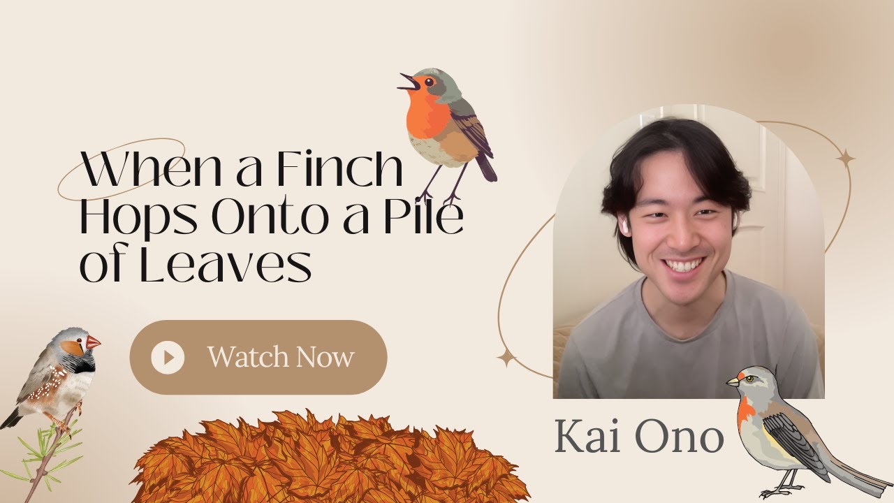 Kai Ono - When a Finch Hops Onto a Pile of Leaves - YouTube
