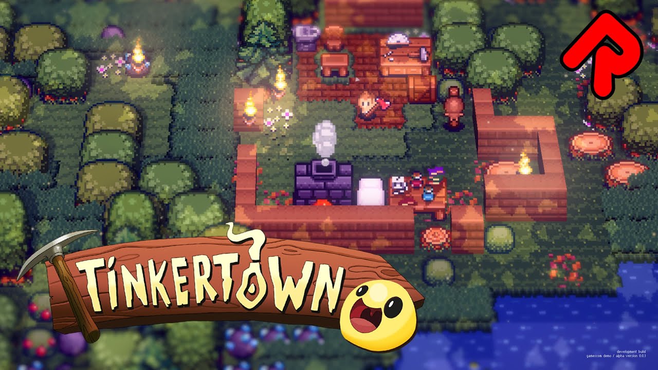 TINKERTOWN gameplay: Sandbox Crafting Adventure! (PC demo) - YouTube