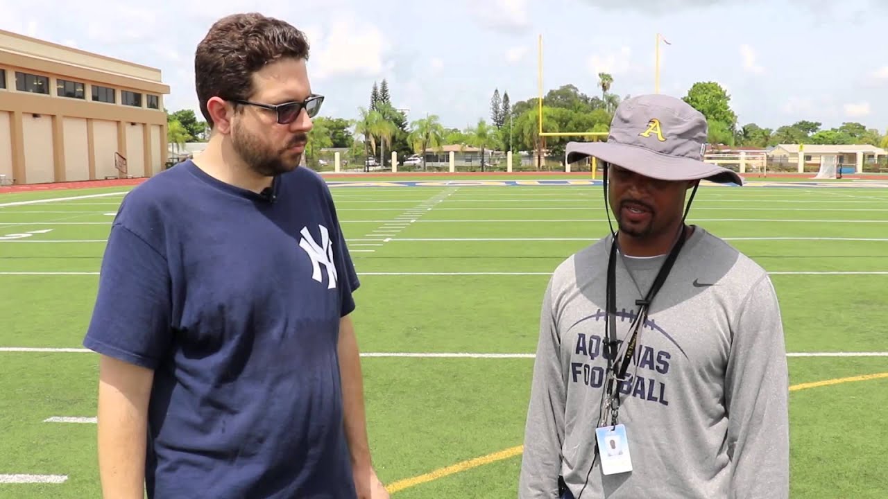 Interview - St. Thomas Aquinas Coach Roger Harriott - YouTube