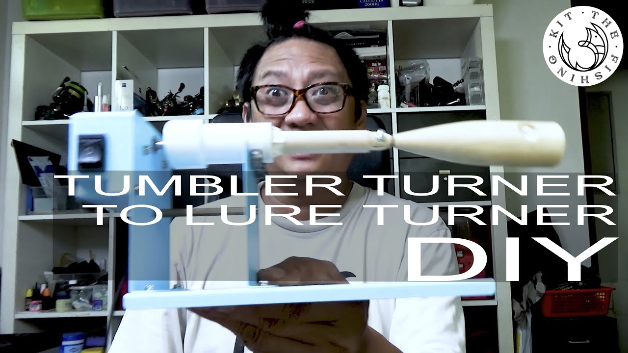 I MADE A LURE TURNER FROM A CHEAP TUMBLER TURNER - SIMPLE DIY! - YouTube