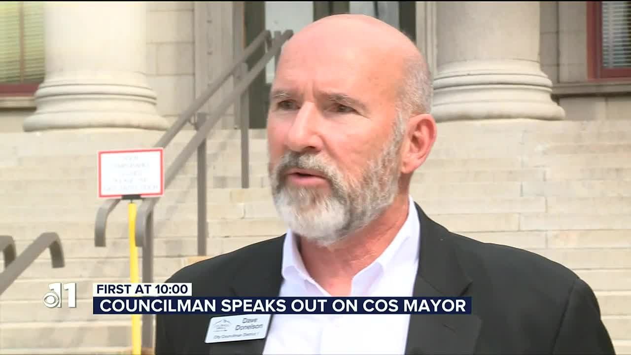 Colorado Springs councilman speaks out on mayor - YouTube
