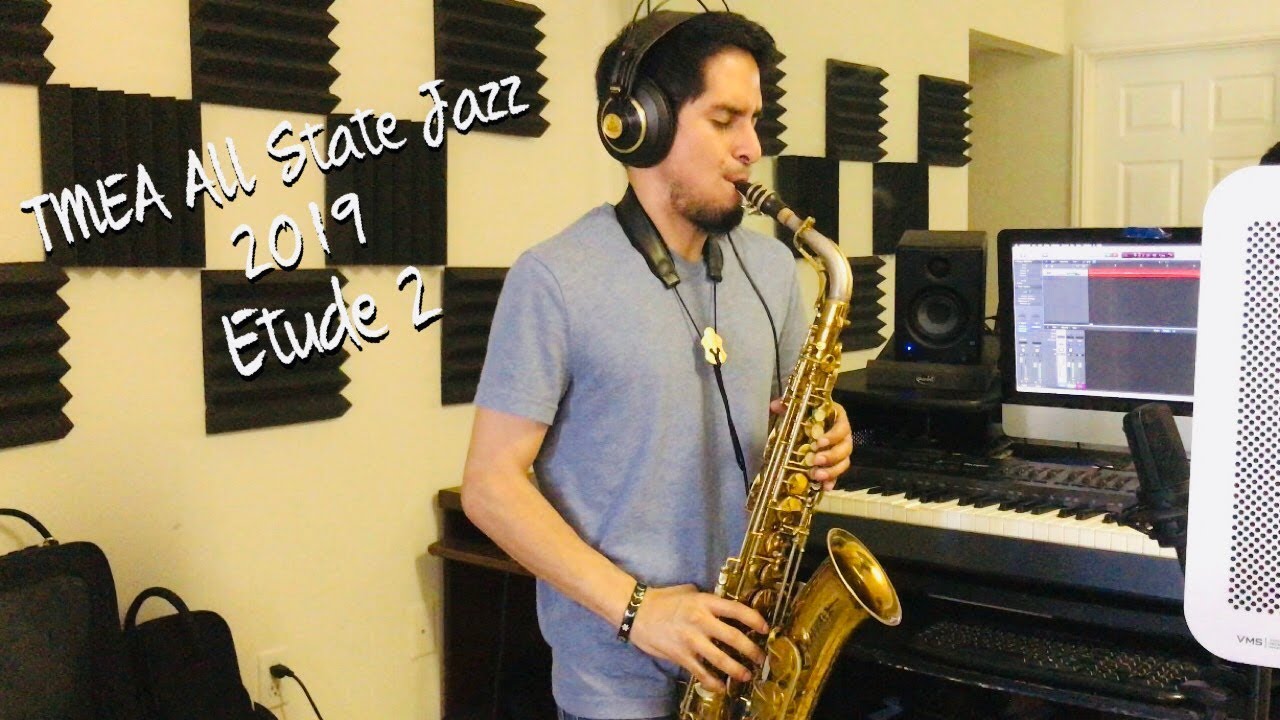 2019-2020 TMEA All State Jazz Saxophone Etude 2 - YouTube