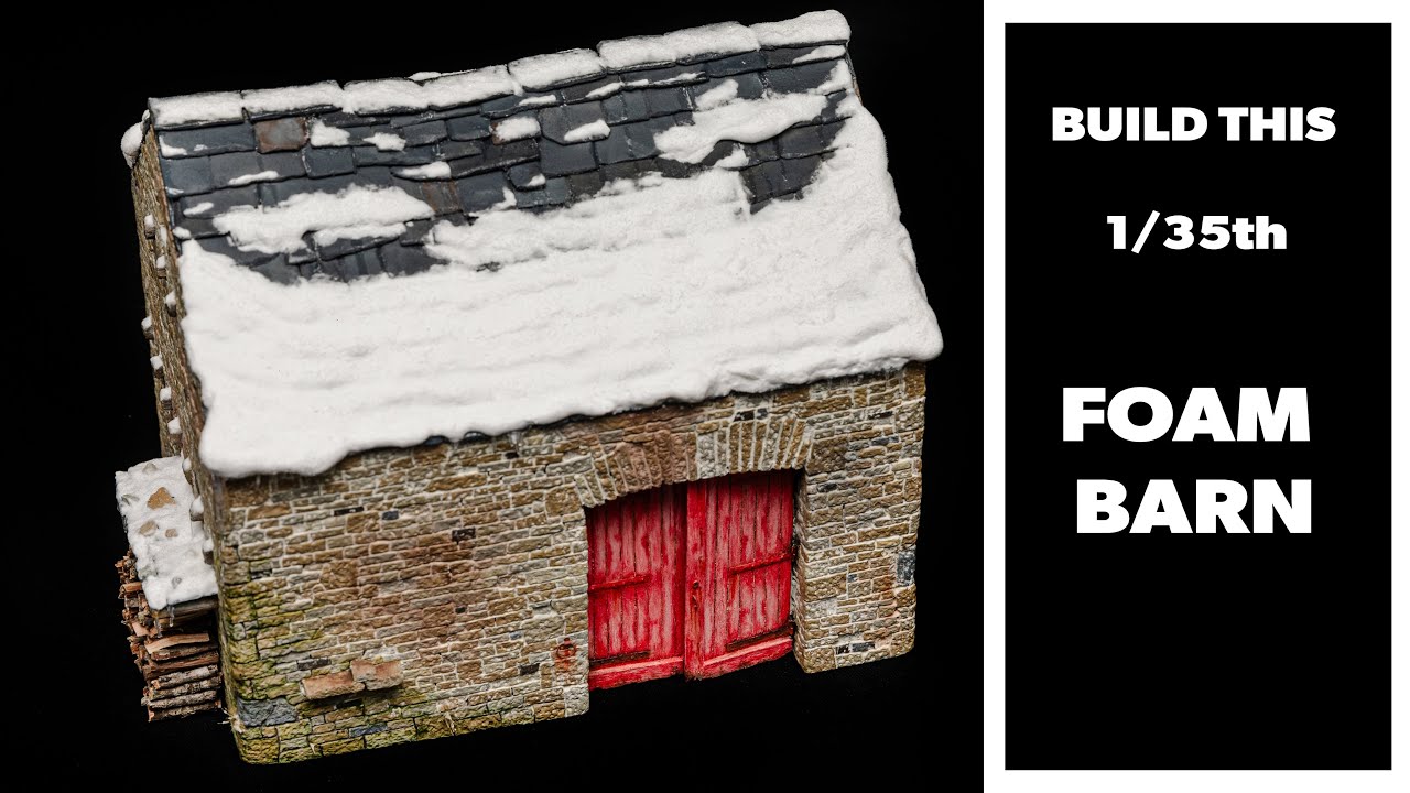 Learn how to build a 1/35th scale foam building for a winter diorama ...