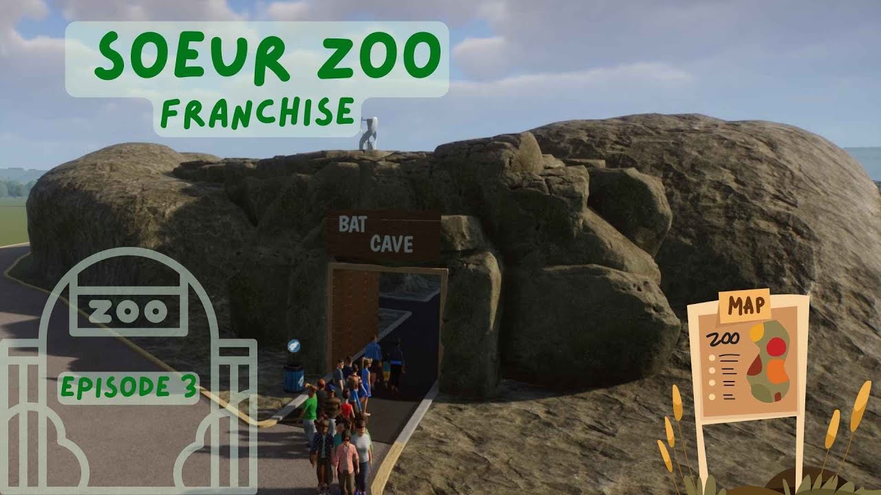 Becoming Batman! Welcoming Bats to the Batcave! | Planet Zoo Franchise ...