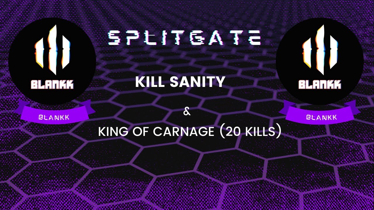 Splitgate KILLSANITY + KING OF CARNAGE ( 20 kills ) - Full Gameplay - YouTube