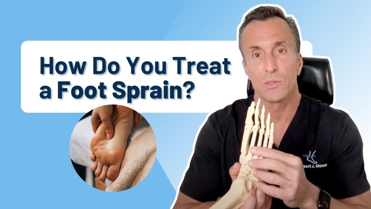 How Do You Treat a Foot Sprain? Home Remedies & Professional Help - YouTube