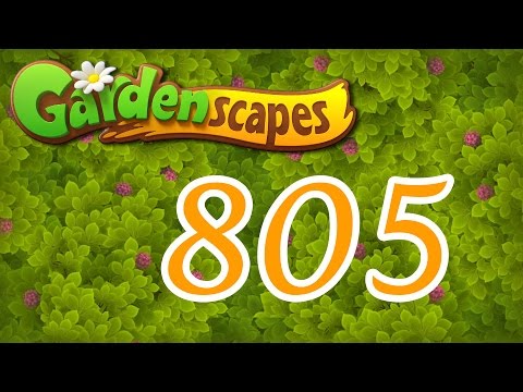 Gardenscapes level 805 - YouTube