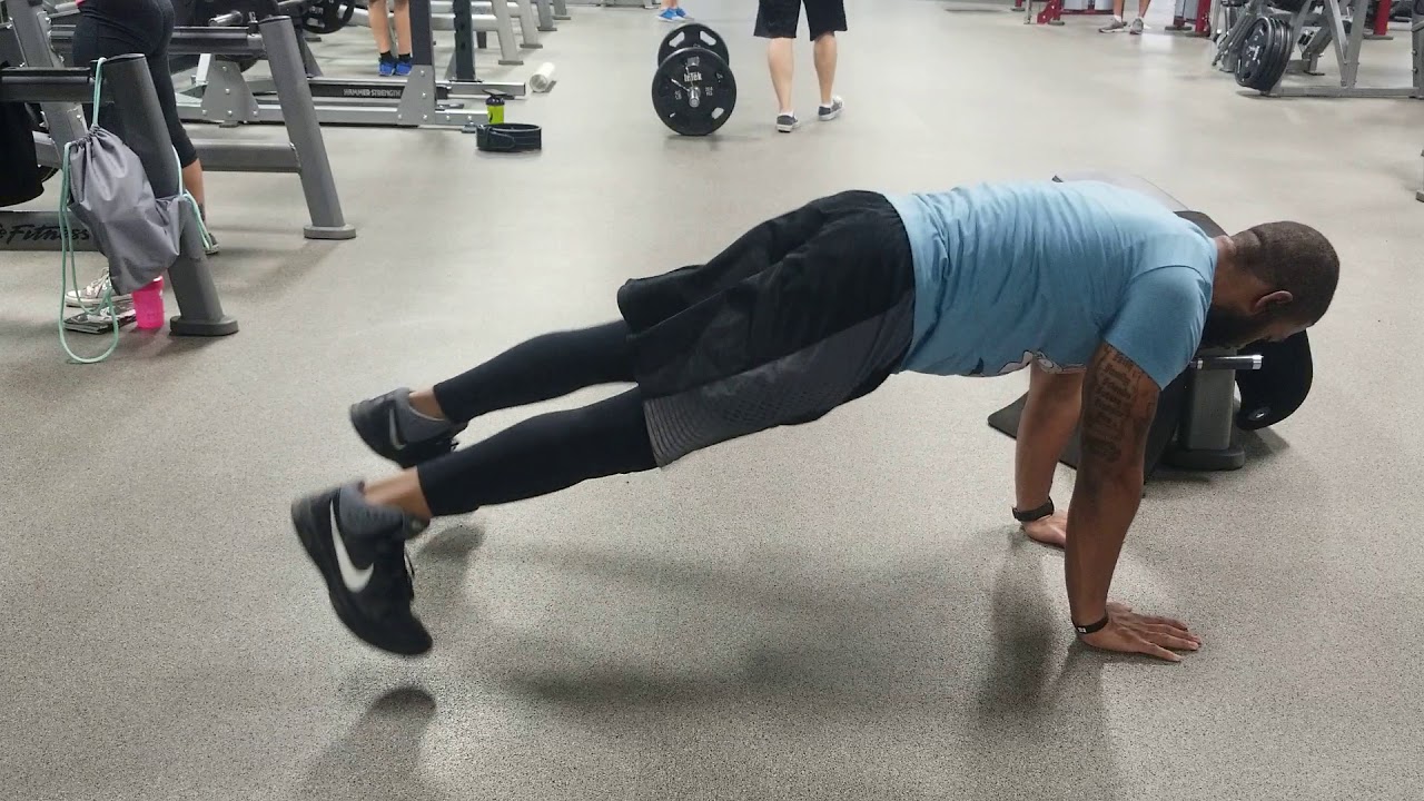 Plank Jacks or Planks w/Side Step - YouTube