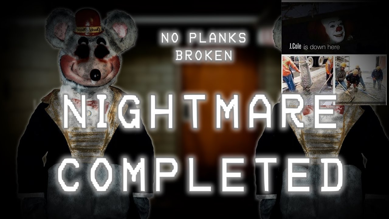 Five nights at Chuck e Cheese 2 Nightmare completed with proto outside ...