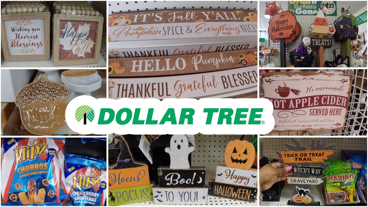 DOLLAR TREE New Fall Decor 2024* These Item Are Too Cute to be $1.25 ...