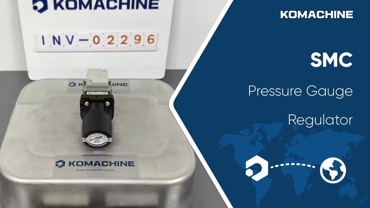 SMC / Pressure Gauge Regulator (ARG20-01BG1) / INV-02296 - YouTube
