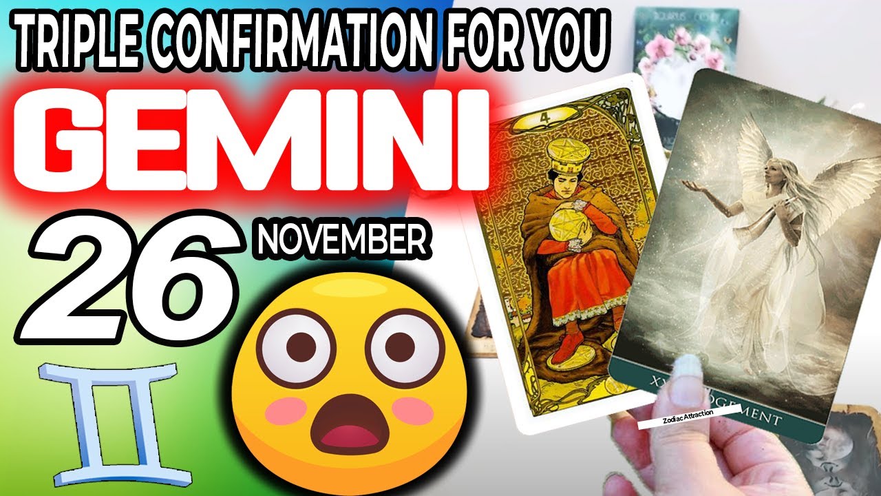 Gemini ♊ WOW THIS IS IT TRIPLE CONFIRMATION FOR YOU 💣👀 horoscope for ...