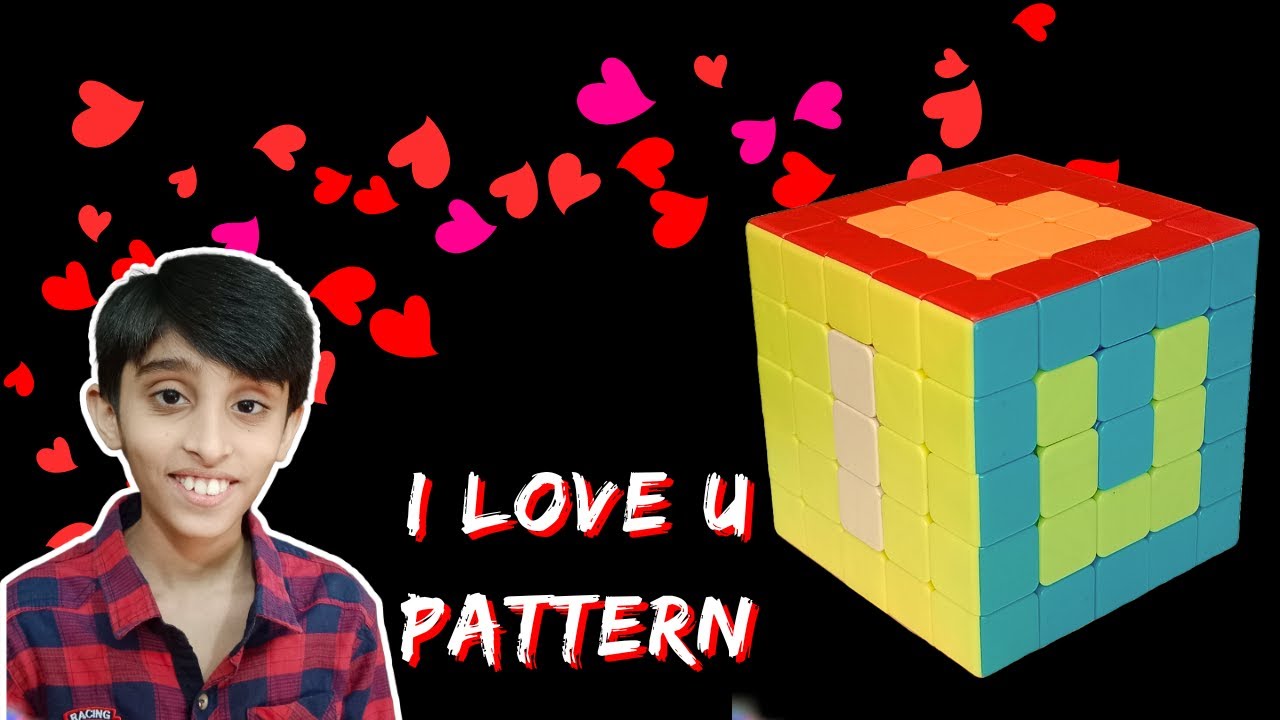 I Love You Pattern | 5x5 Rubiks Cube | [Pattern Series] | THE CUBE ...