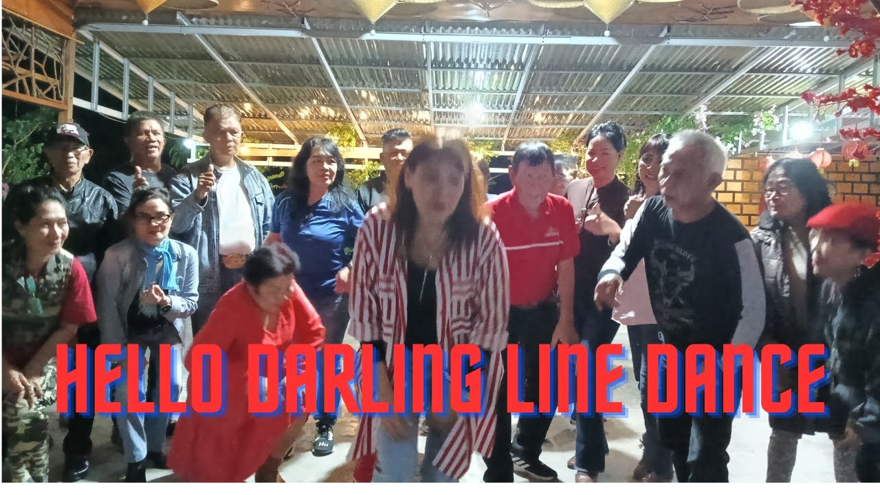 HELLO DARLING LINE DANCE - by. LEKOW COUNTRY LINE DANCE - YouTube