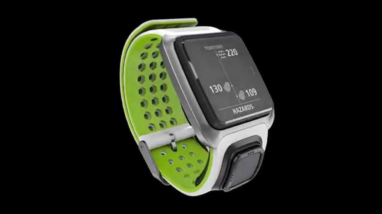 TomTom Golfer watch 360 green White - YouTube