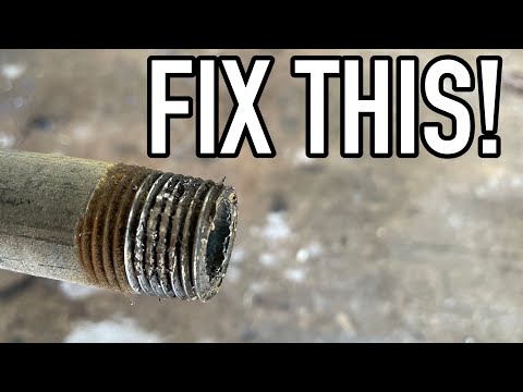 How To Repair Broken Pipe Threads