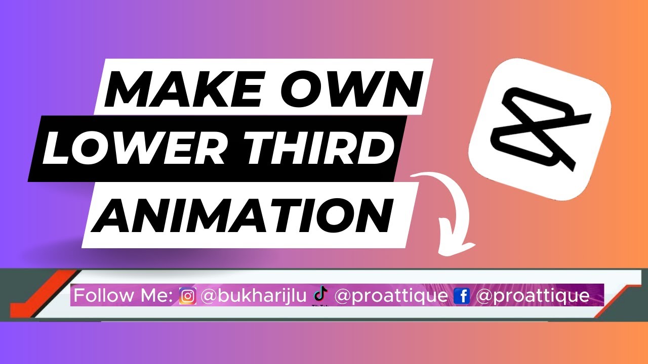 Make Your Own Green Screen Lower Third & Ticker in CapCut (2024) - YouTube