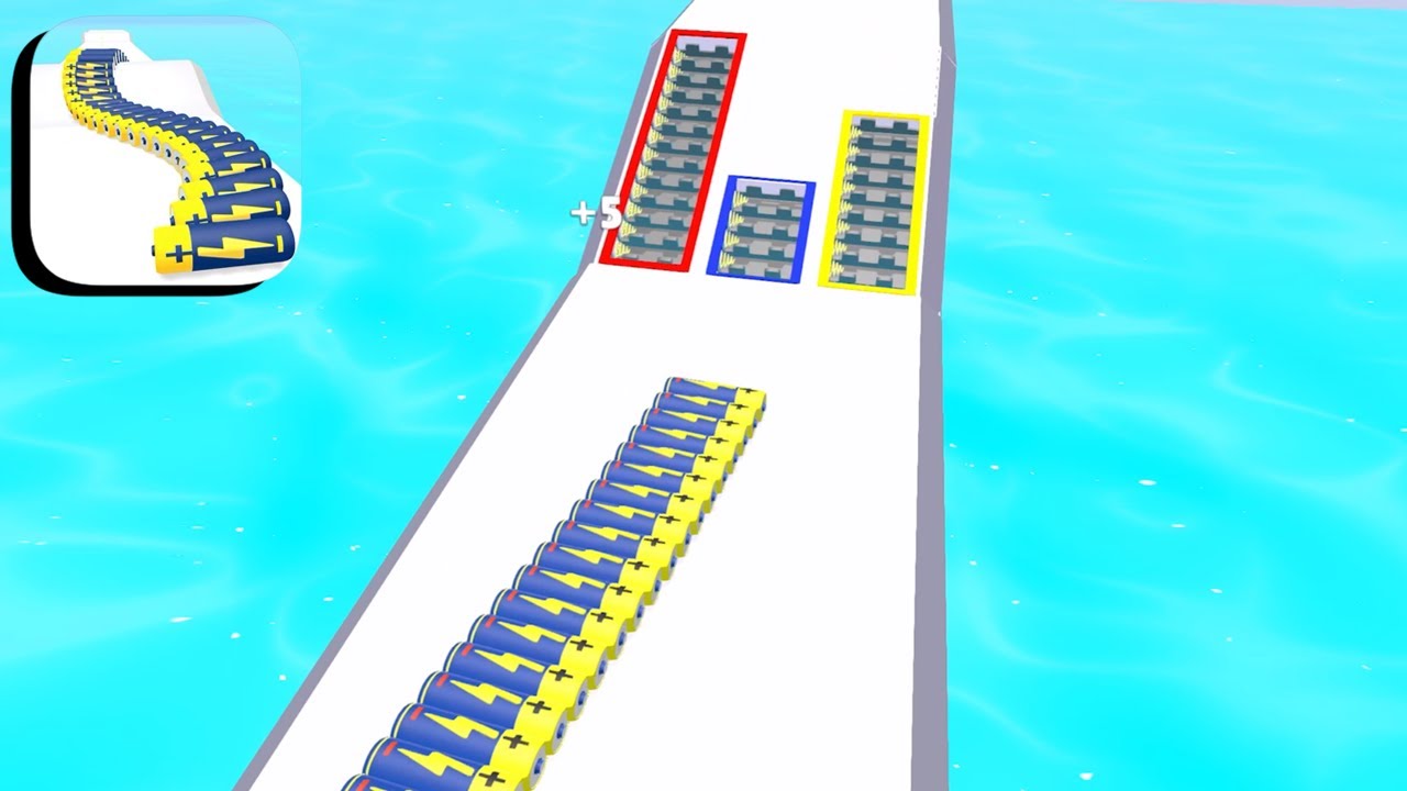 BATTERY RUN 3D GAMEPLAY | ALL LEVELS 21-22 - YouTube