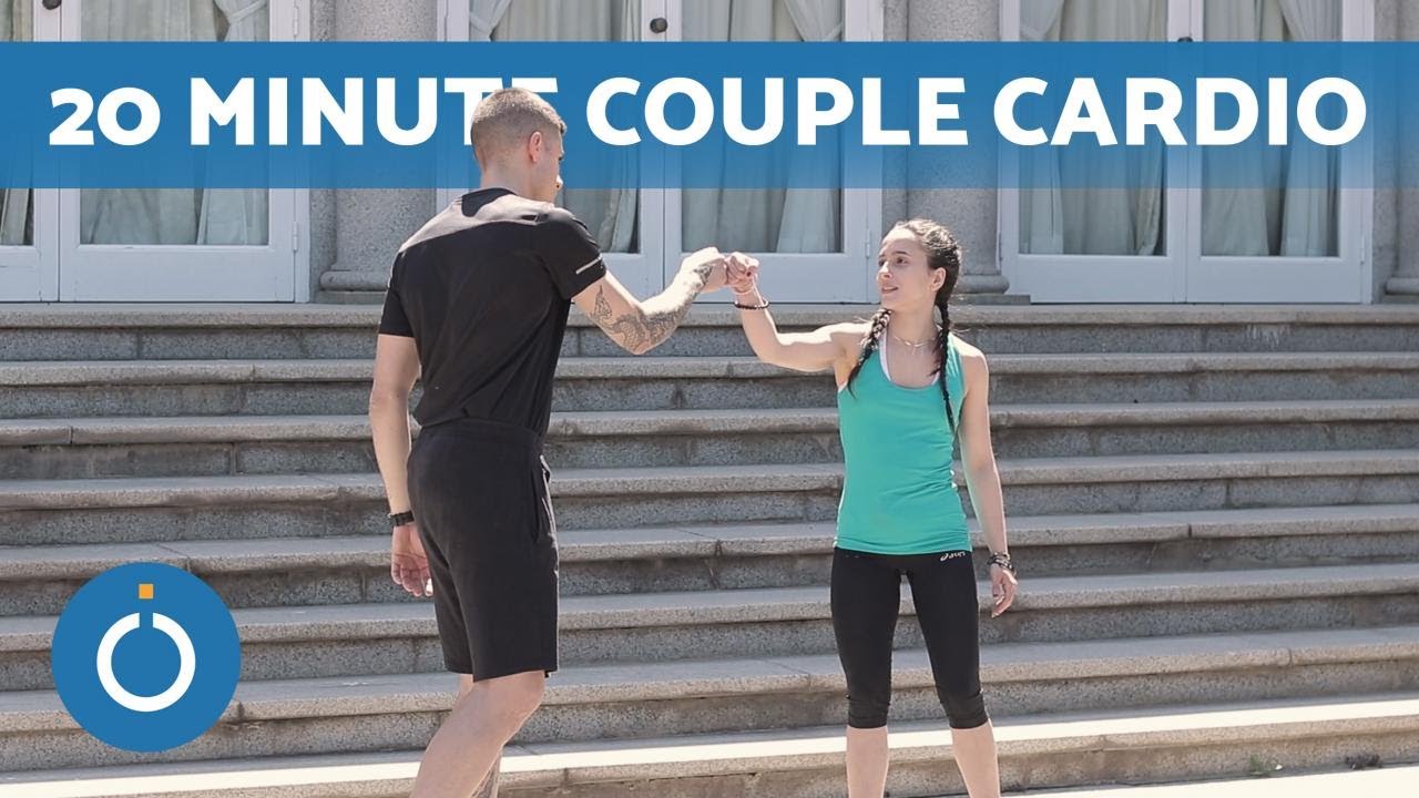 COUPLE FITNESS - 20 Minutes of CARDIO Routine - YouTube