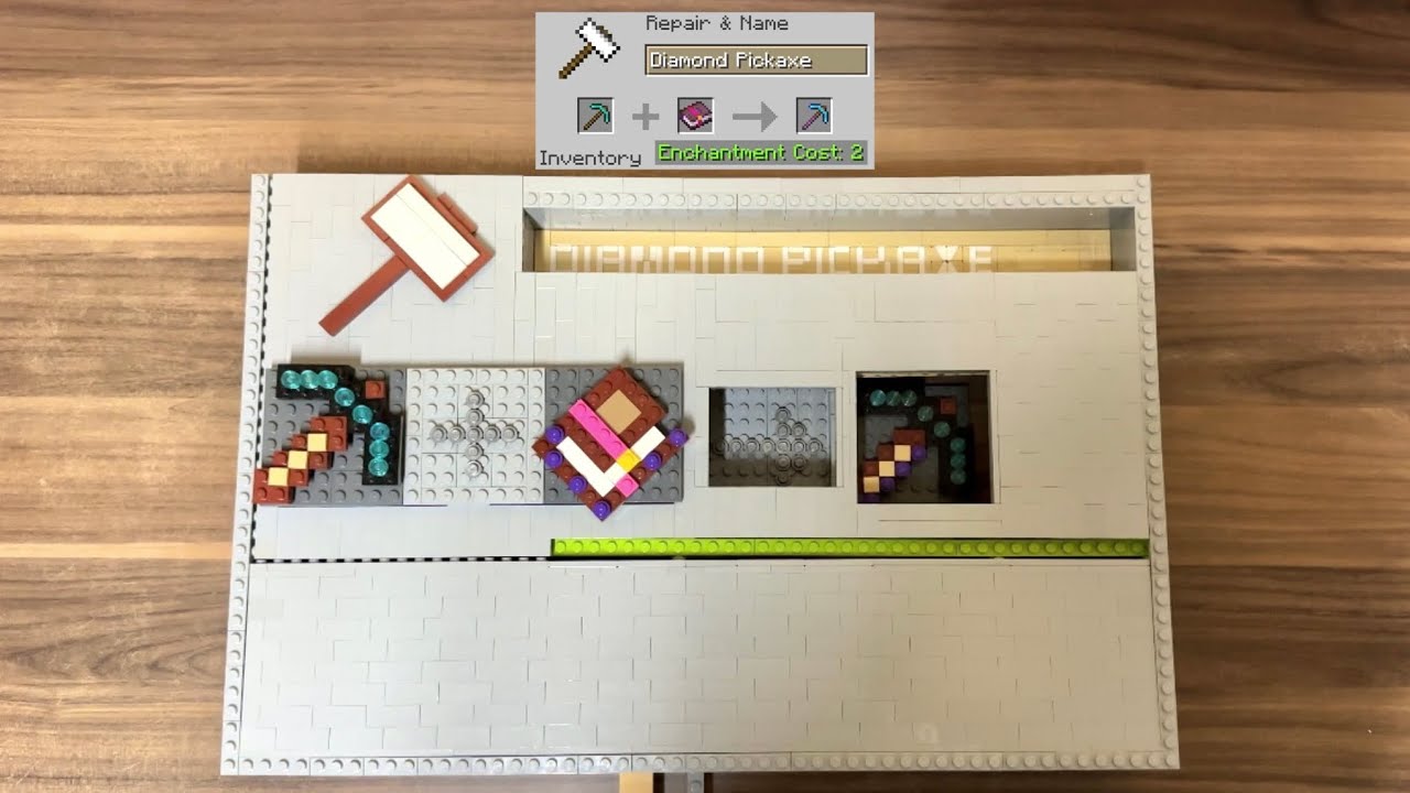 Working Lego Minecraft Anvil - YouTube