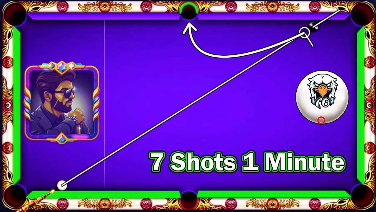 Best 7 Shots in 1 Minute 🙀 Pro 8 ball pool trick shots Easy ...