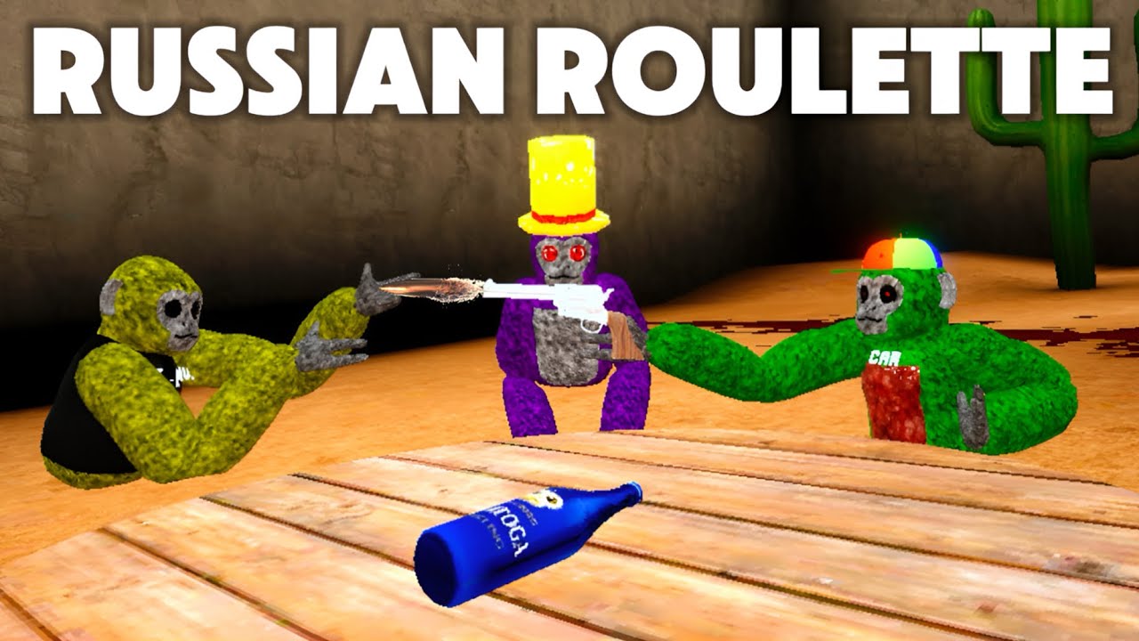 Scary baboon’s Russian roulette update - YouTube