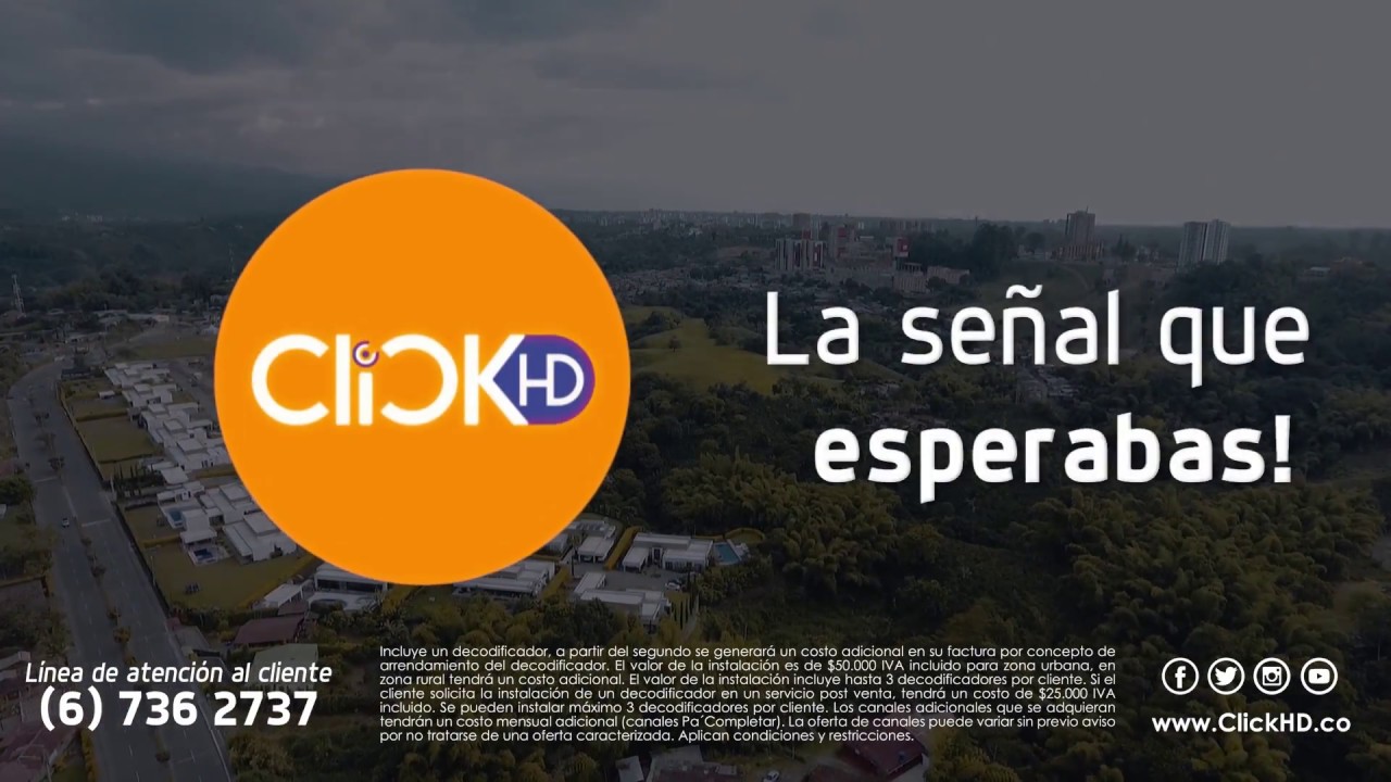 ClickHD Televisión Satelital - YouTube