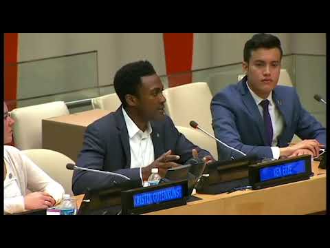 Ken Ebie, NYC Film Green, At The Peace Day Youth Summit - YouTube
