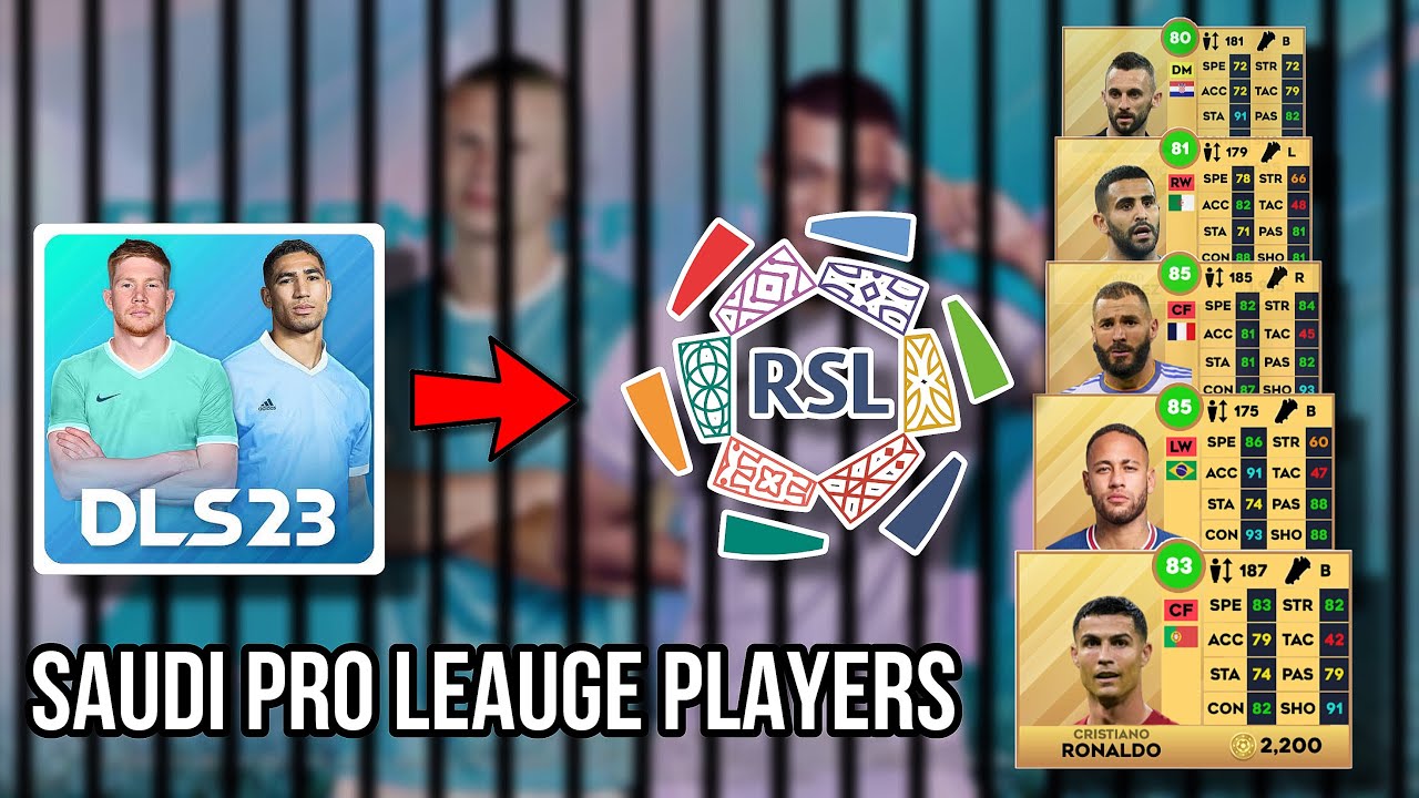 DLS PLAYERS IN SAUDI PRO LEAUGE | DREAM LEAUGE SOCER | DLS PLAYERS IN ...