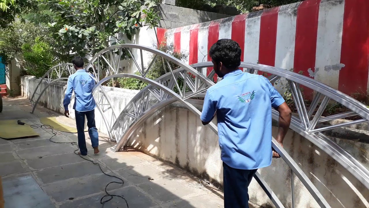 Curved Steel Trusses - YouTube