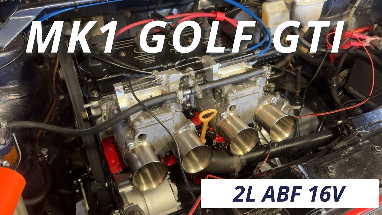 Mk1 Golf GTI 2L ABF 16v Rebuild And First Start - YouTube