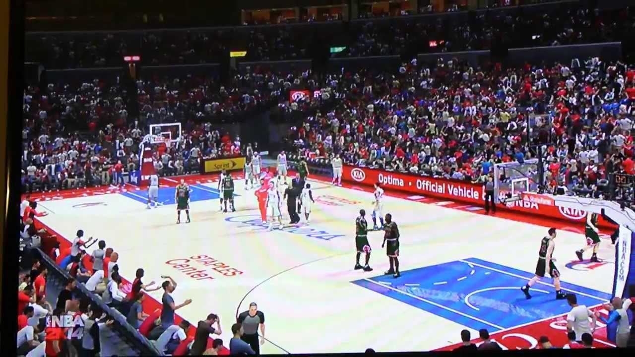 Nba 2k14 throw the gatorade on the coach - YouTube