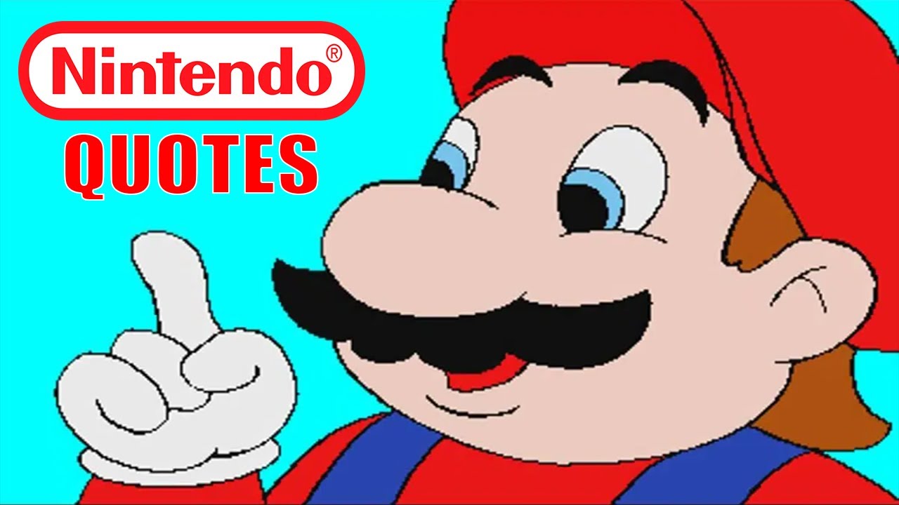 Iconic Nintendo Game Quotes - YouTube