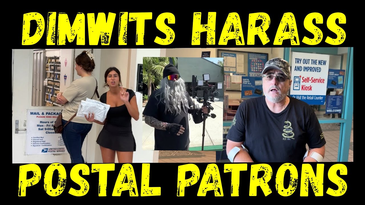 Frauditor Dimwits Harass Postal Patrons For Freedom? - YouTube