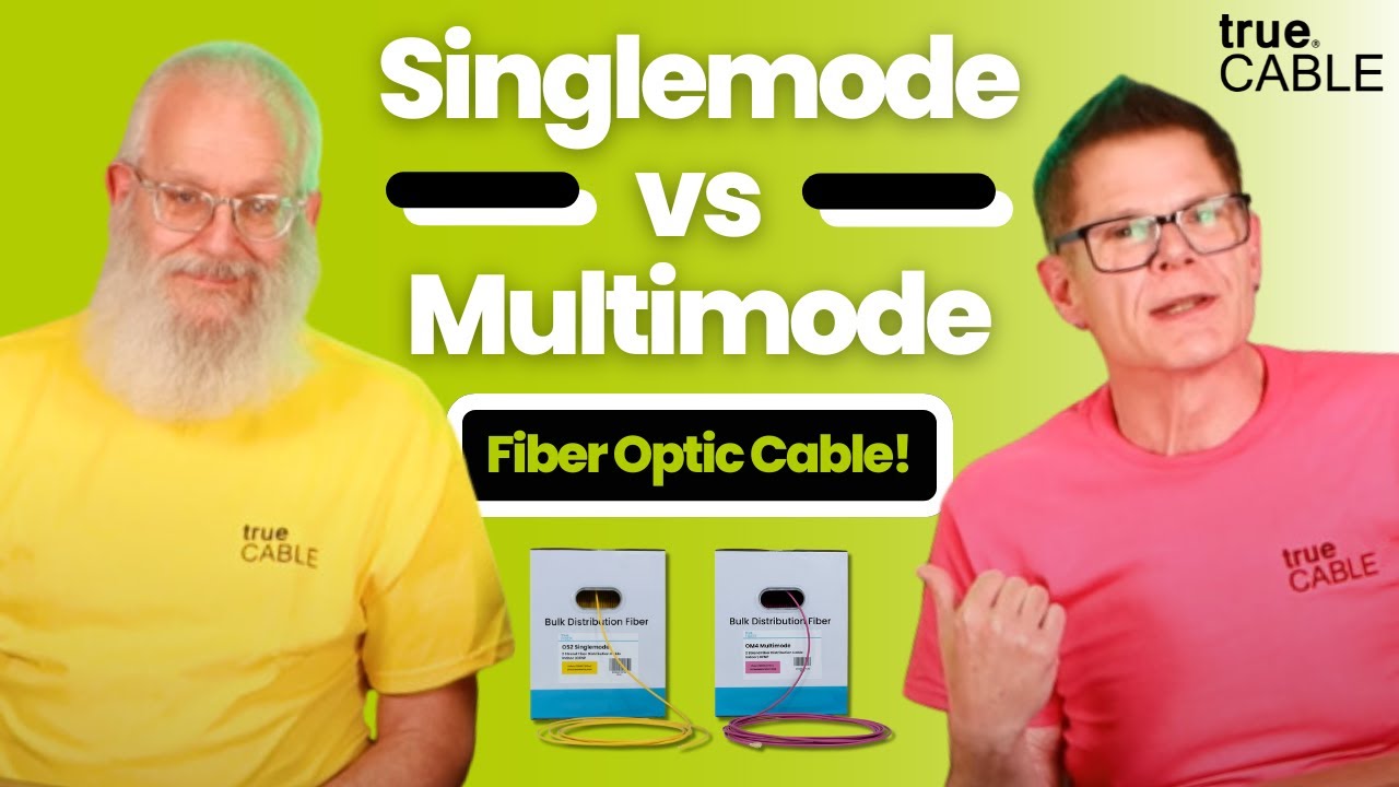 Single Mode vs Multimode Fiber Optic Cable | What To Know in 2024 - YouTube