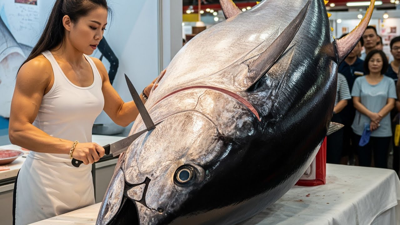 Legendary Hands Take Down 462kg Beast Bluefin Tuna #gianttuna - YouTube