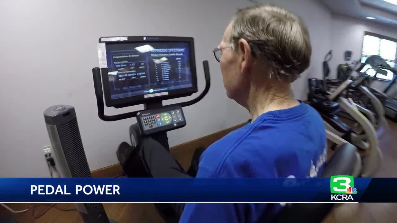 90-year-old Turlock man wins national Cyber Cycling competition - YouTube