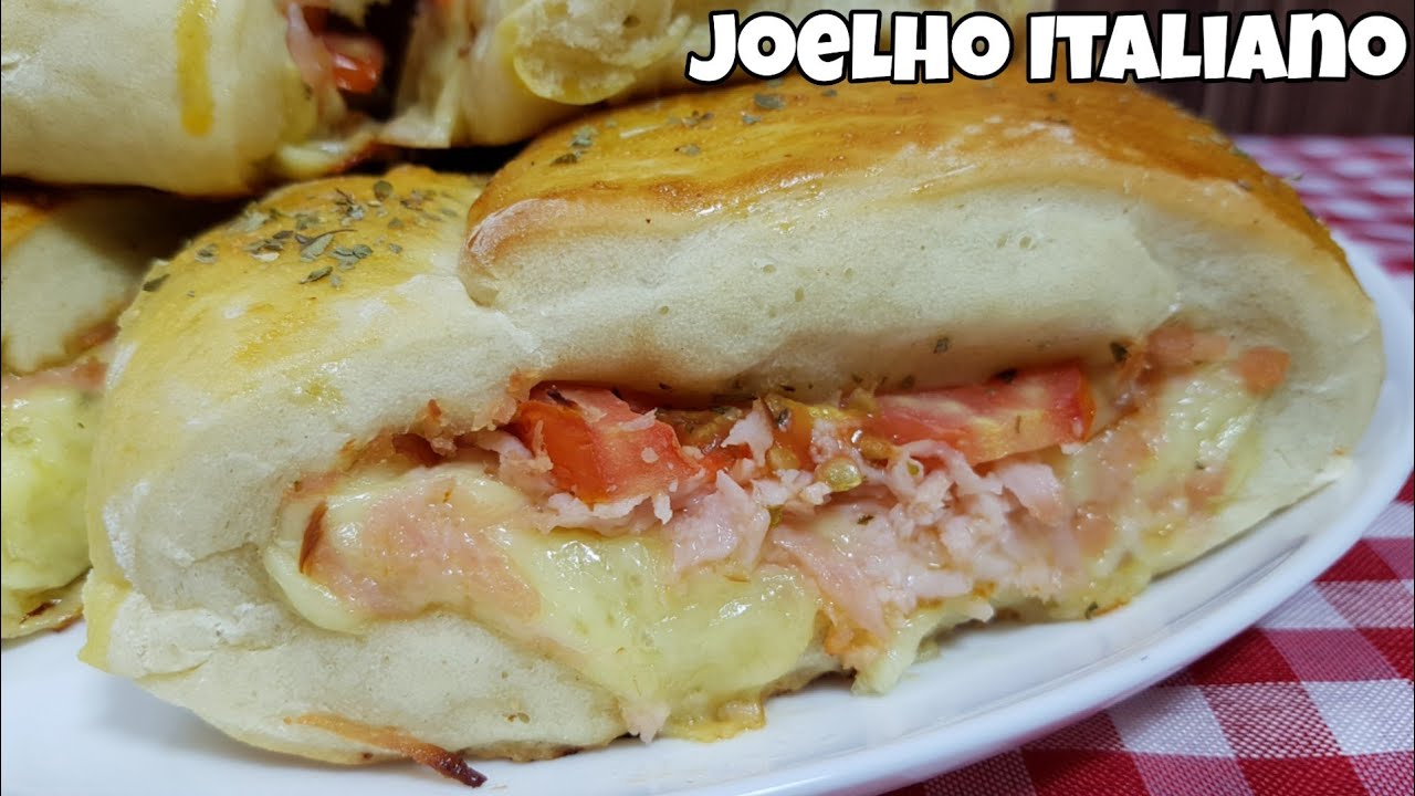 JOELHO ITALIANO OU ENROLADINHO//MELHOR MASSA DE SALGADO. - YouTube