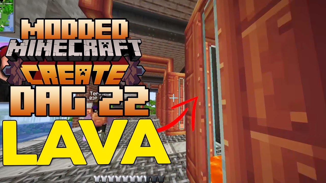 ONBEPERKT LAVA! - Minecraft Create Mod #22 - YouTube