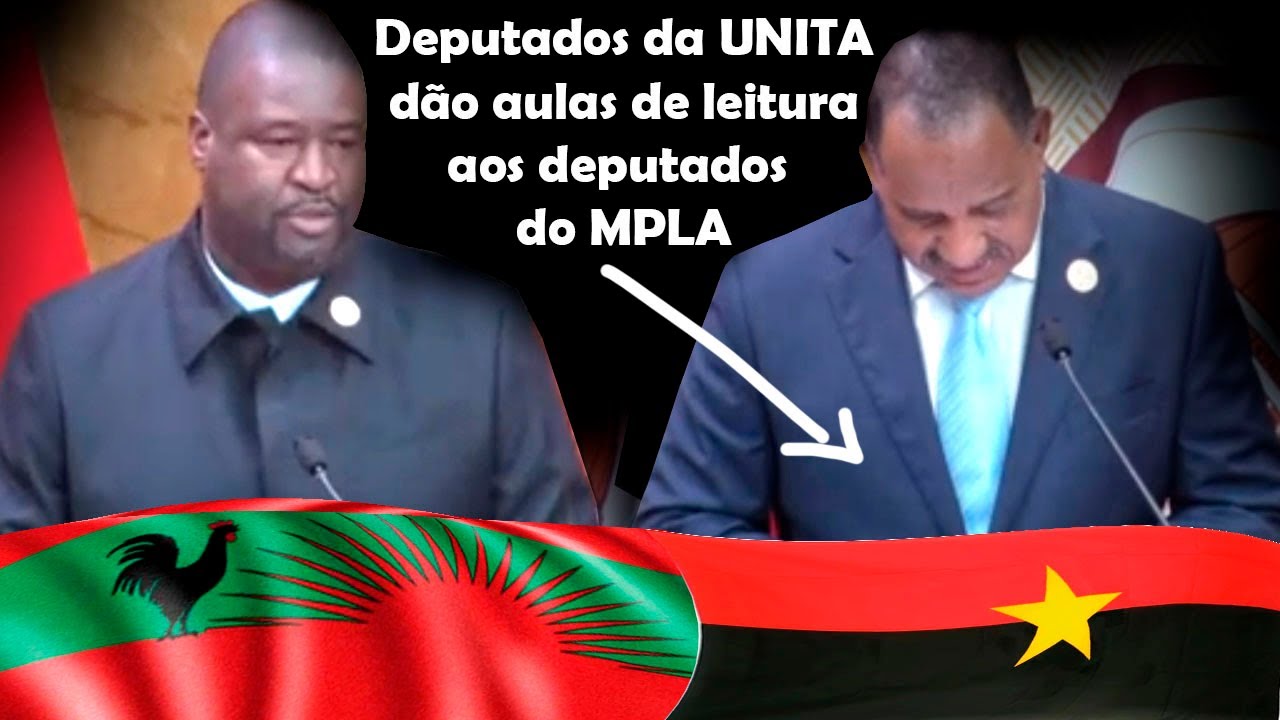 Deputados da UNITA dão aulas de leitura aos Deputados do MPLA😂 - YouTube