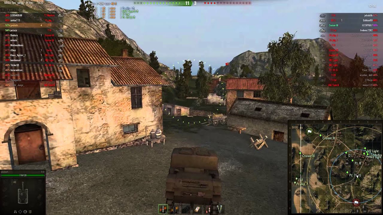 WOT - T18 at Mines "Sealclubbing 101" - YouTube