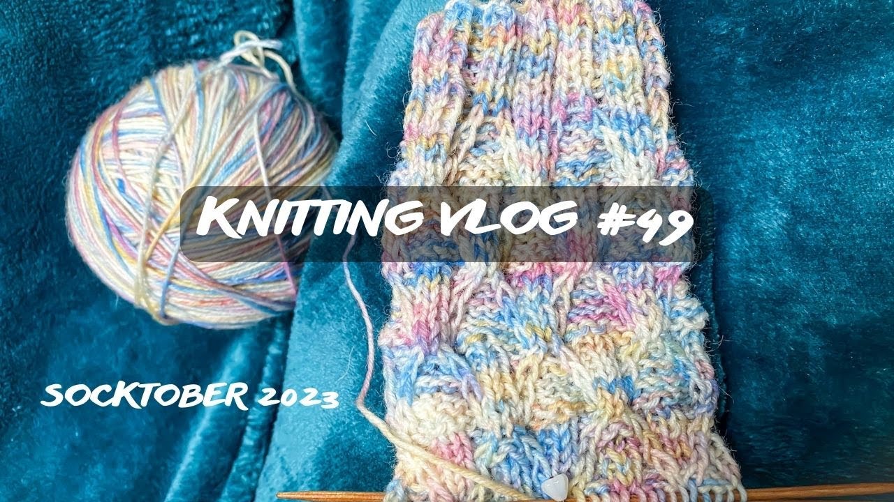 Knitting Vlog #49 I Socktober 2023, Colorwork, Batty Socken, Tanja ...